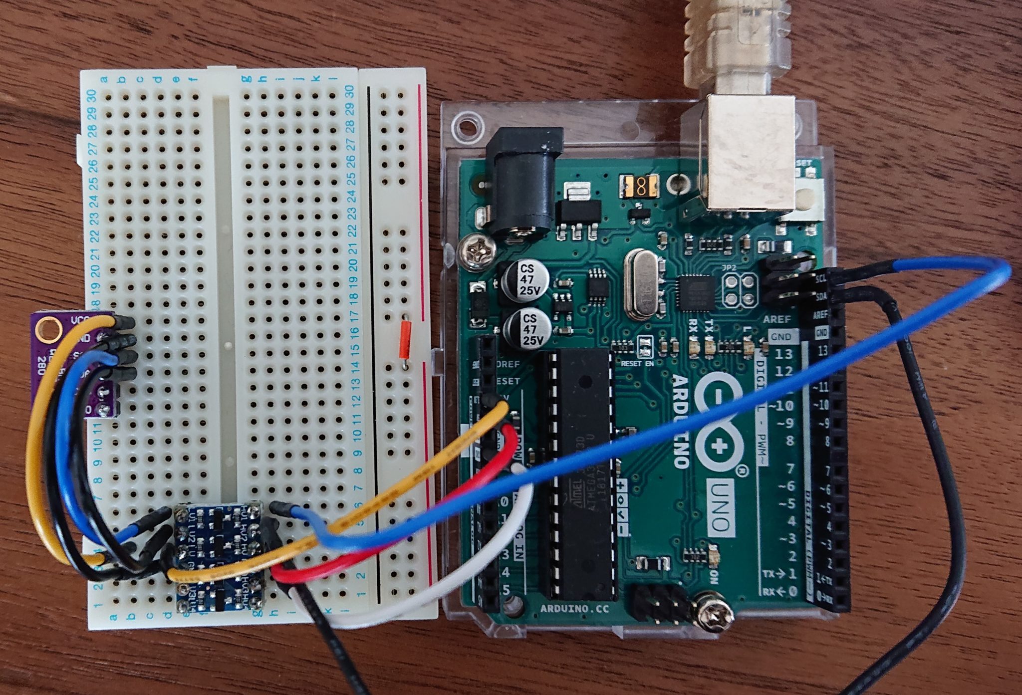 Arduino Uno で気温と気圧のデータ取得 | TSUNEラボ 実験記録