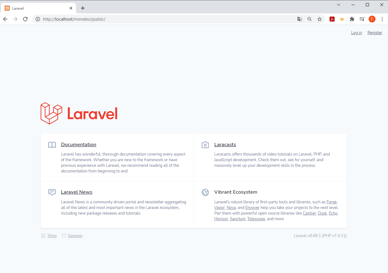 LaravelプロジェクトにAuth認証機能を追加する | TSUNEラボ 実験記録