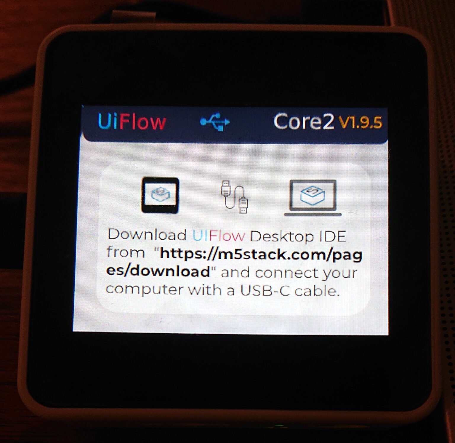 UIFlowでM5stack Core2のプログラミング | TSUNEラボ 実験記録